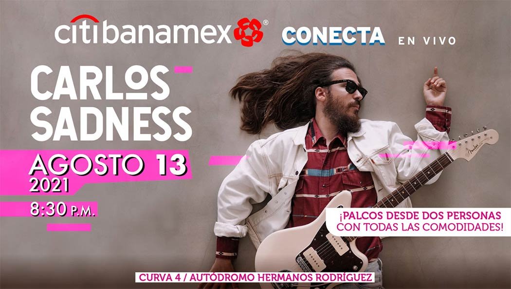 Carlos Sadness ofrecerá su pop rock cremoso en la capital mexicana ...