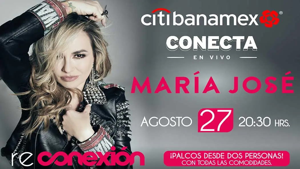 María José presentará su tour RE.CONEXION, boletos y horario